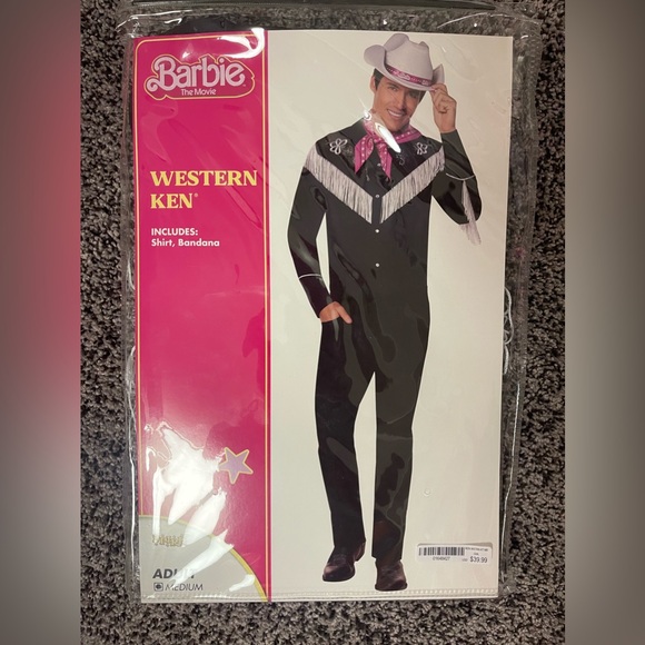 Spirit | Shirts | Spirit Halloween Western Ken Barbie Cowboy Costume ...